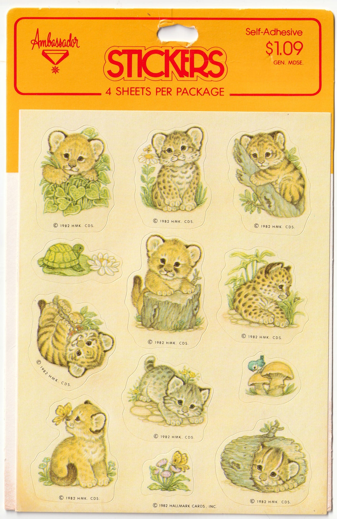 Vintage 1980s 1990s 2000s Hallmark Baby Tiger Leopard - Etsy