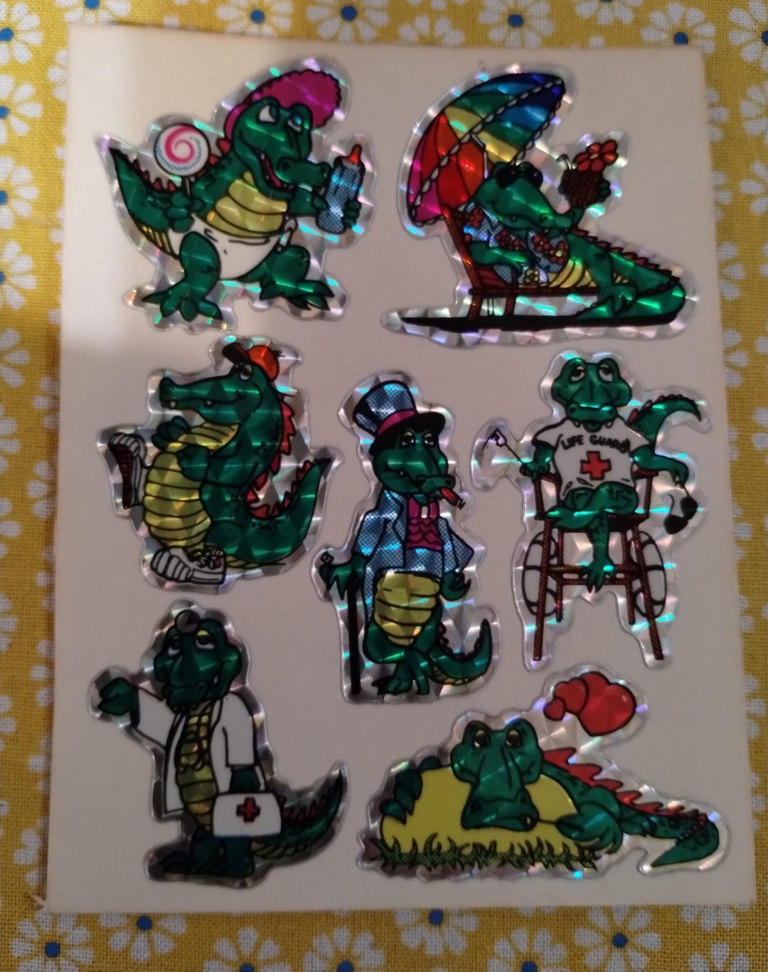 Vintage 1980s 1990s 2000s Kodak Photo Sticker Sheet, Prismatic From ...