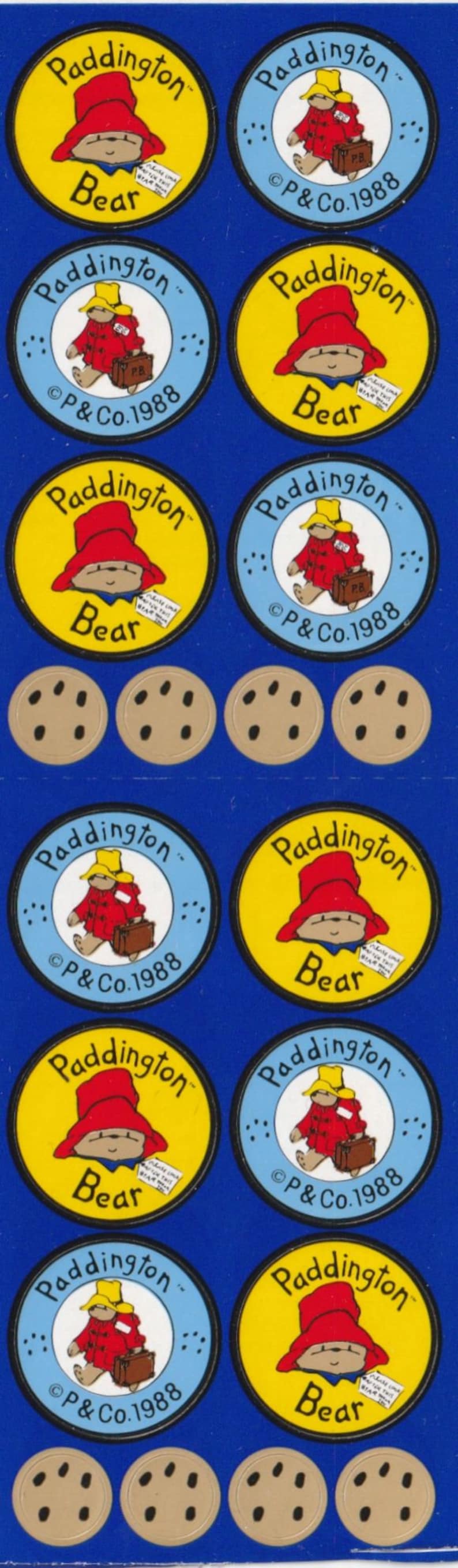 Vintage Paddington Bear Sticker Sheets by Stickopotamus, Your Choice ...