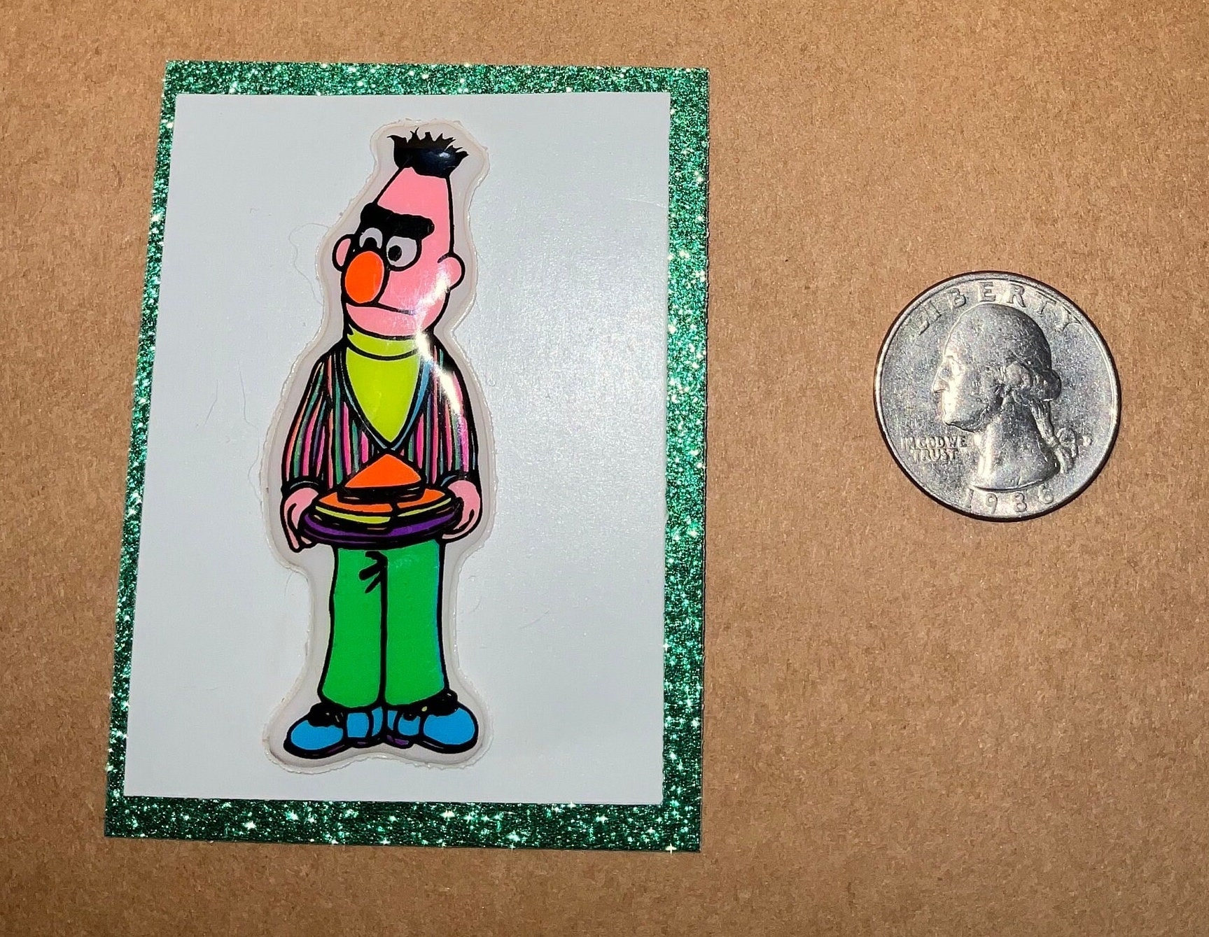 Vintage 1980s 1990s 2000s Sesame Street Puffy Sticker From Germany ...