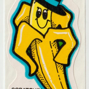 Set 4:mello Smello Vintage 1980s/90s Scratch & Sniff Sticker, Banana ...