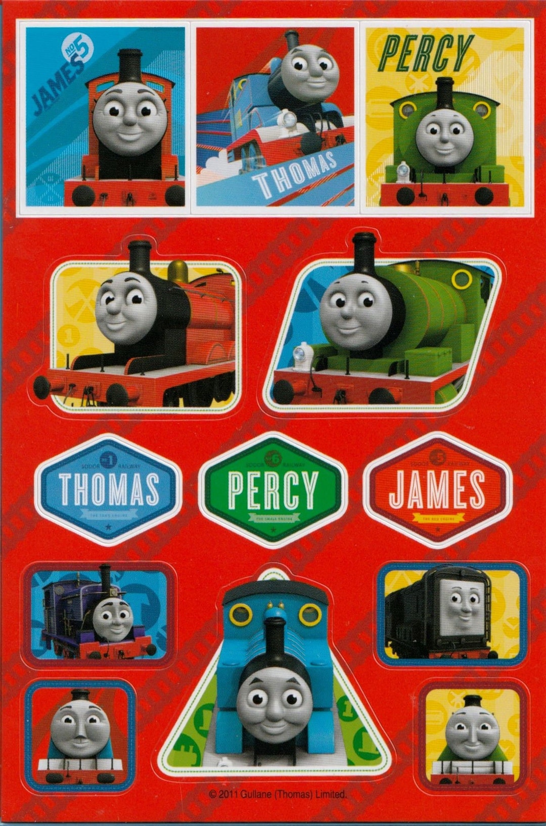 Vintage Stickers: Designware Thomas and Friends, the Tank Engine Train ...