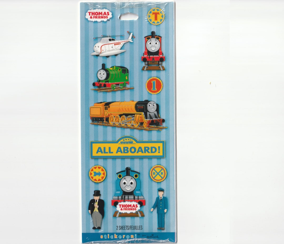 Thomas and Friends, the Tank Engine Train, Single (one) Striped Sticker ...