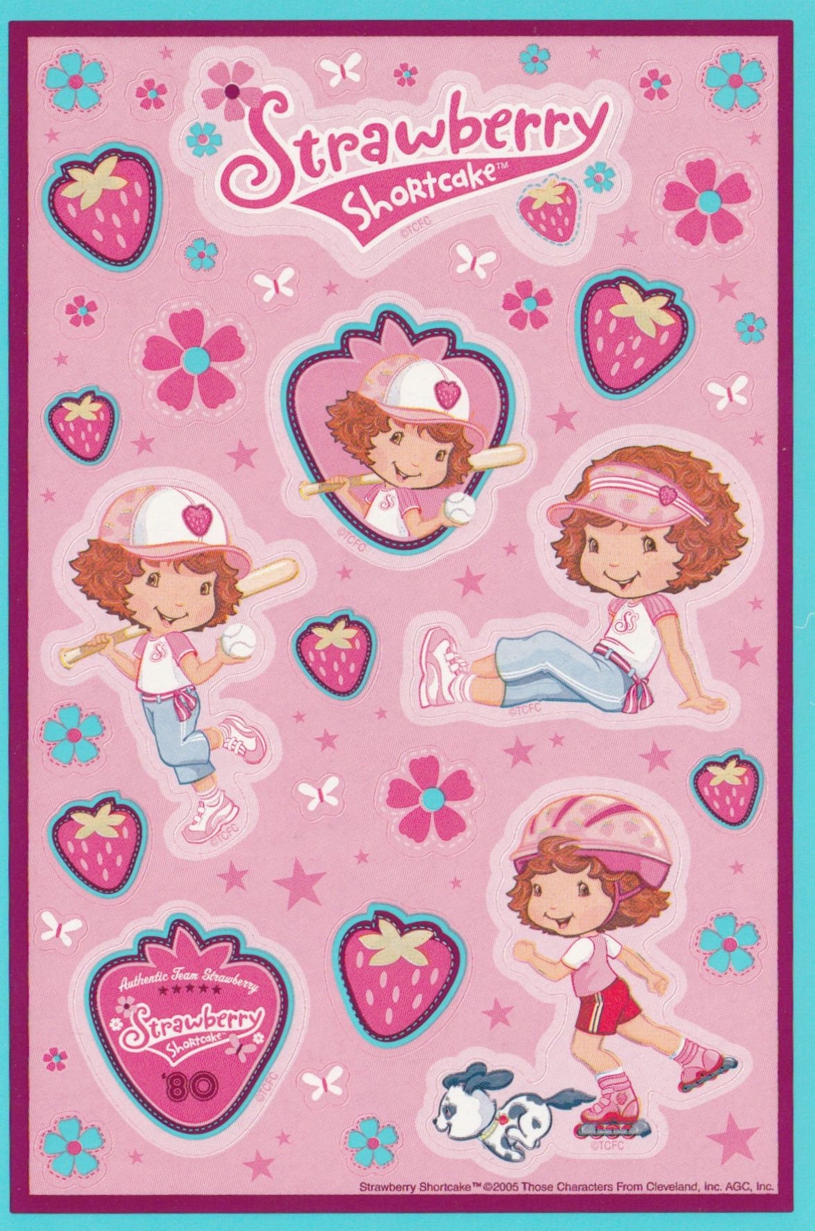 Strawberry Shortcake Sticker Sheets, 2000's: You Choose 1, 1980s 1990s ...