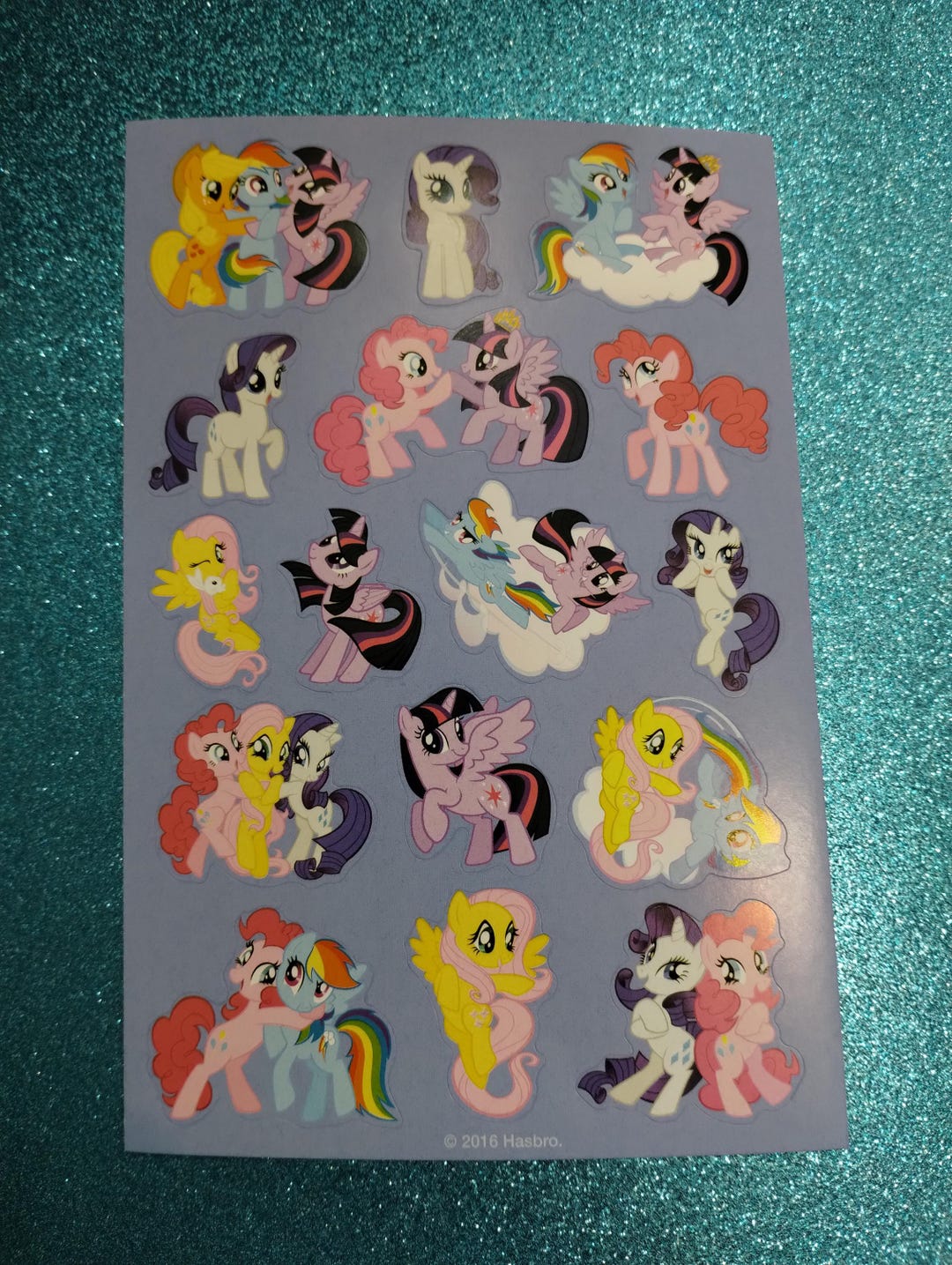 2000s My Little Pony Sticker Sheet, Single Loose Sheet, AGC, American ...