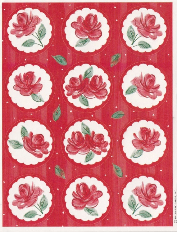 Vintage 1980s 90s Hallmark Sticker Sheet Simple yet Beautiful - Etsy