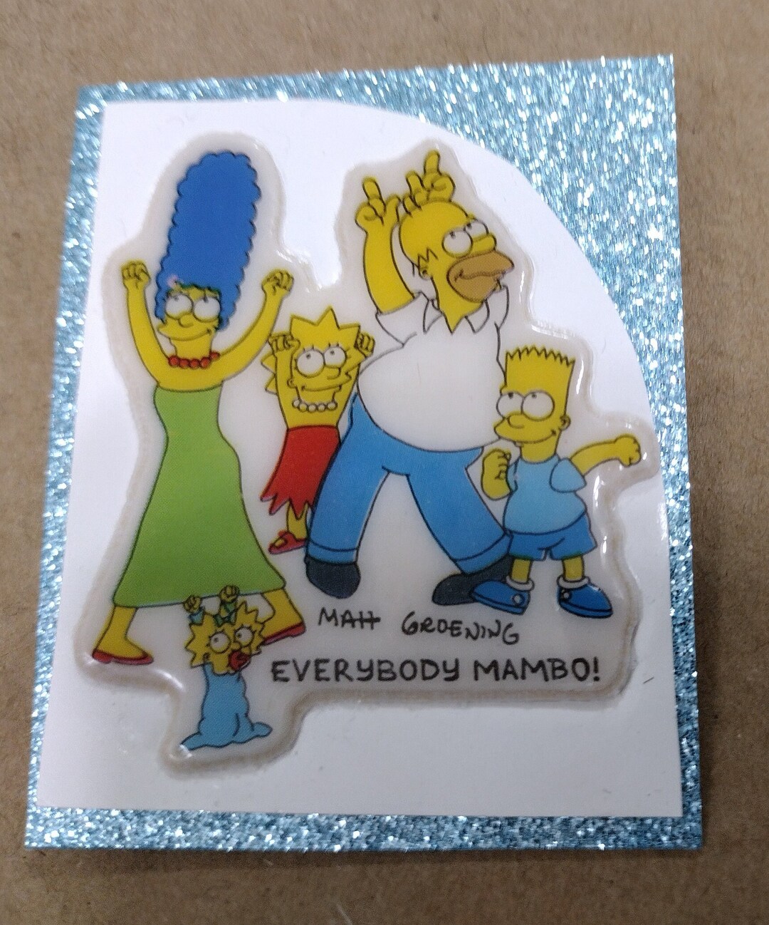 1980s 1990s Vintage Puffy Sticker - the Simpsons Family Portrait, Group ...