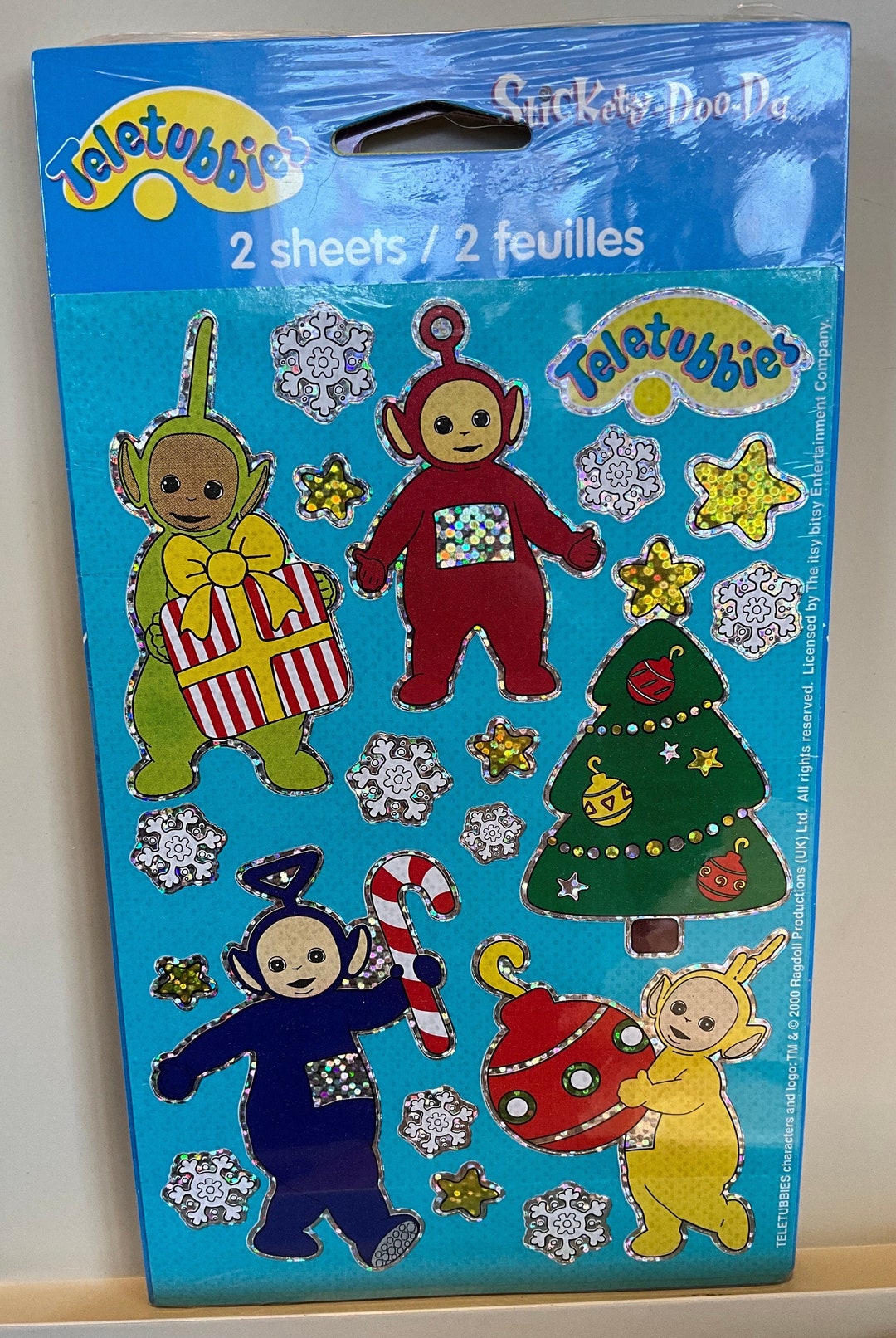 Vintage 1990s Teletubbies Sticker Sheet, Popular TV Children's Cartoon ...