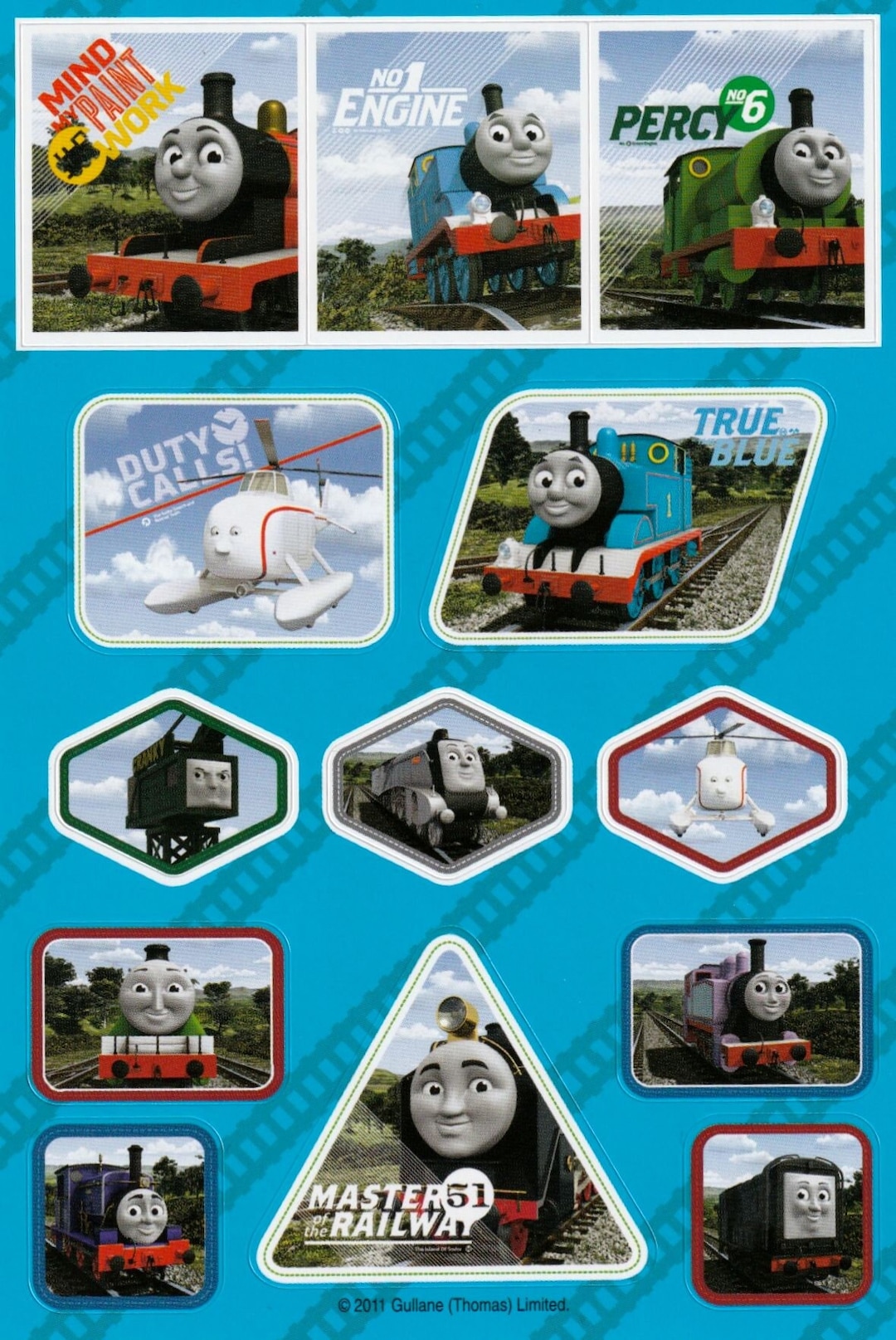 Vintage Stickers: Designware Thomas and Friends, the Tank Engine Train ...