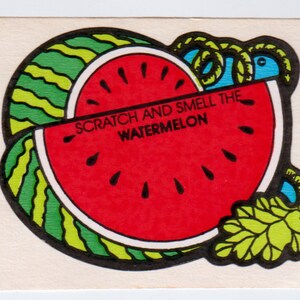 Set 4:mello Smello Vintage 1980s/90s Scratch & Sniff Sticker, Banana ...