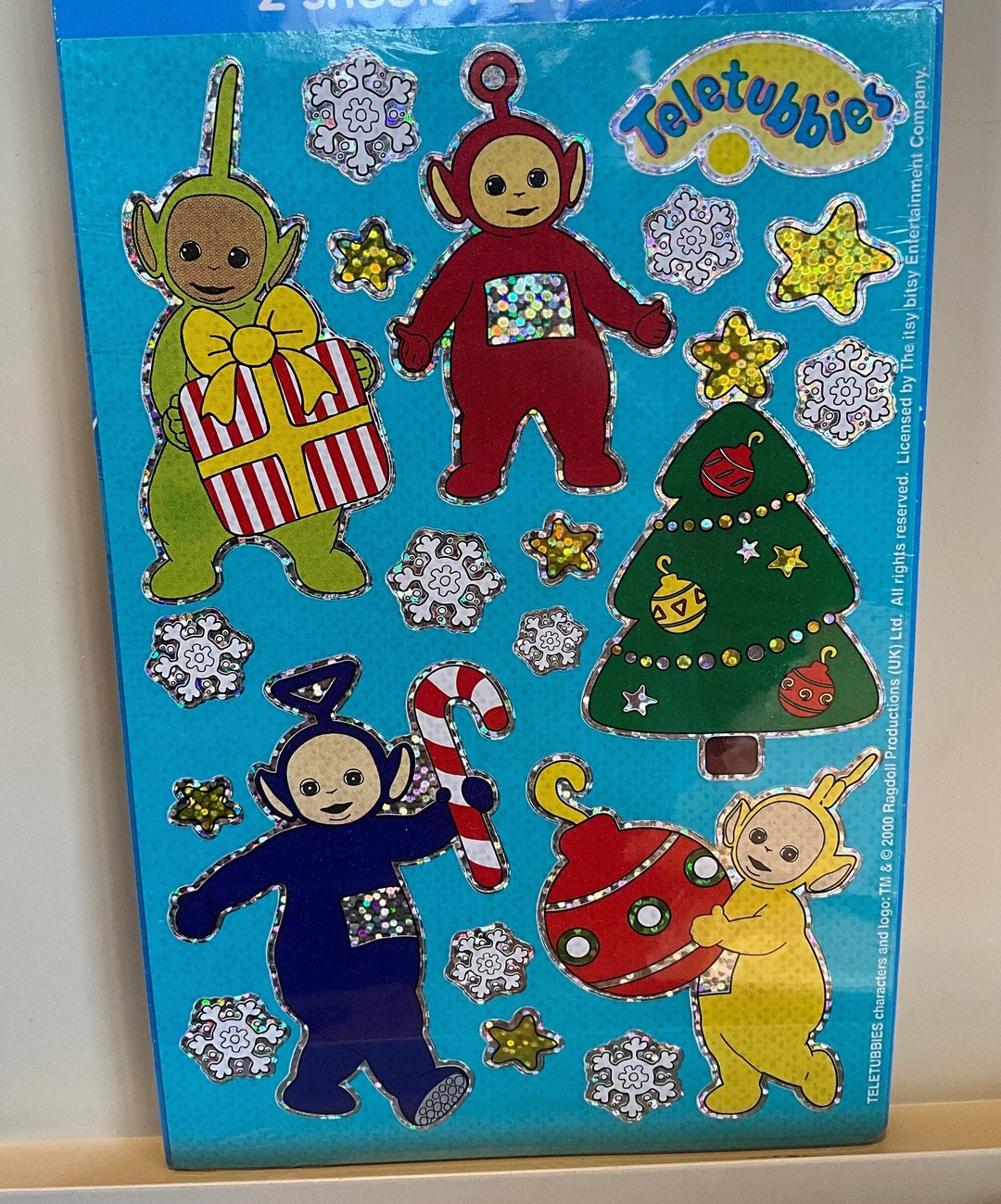 Vintage 1990s Teletubbies Single Sticker Sheet, Popular TV Children's ...