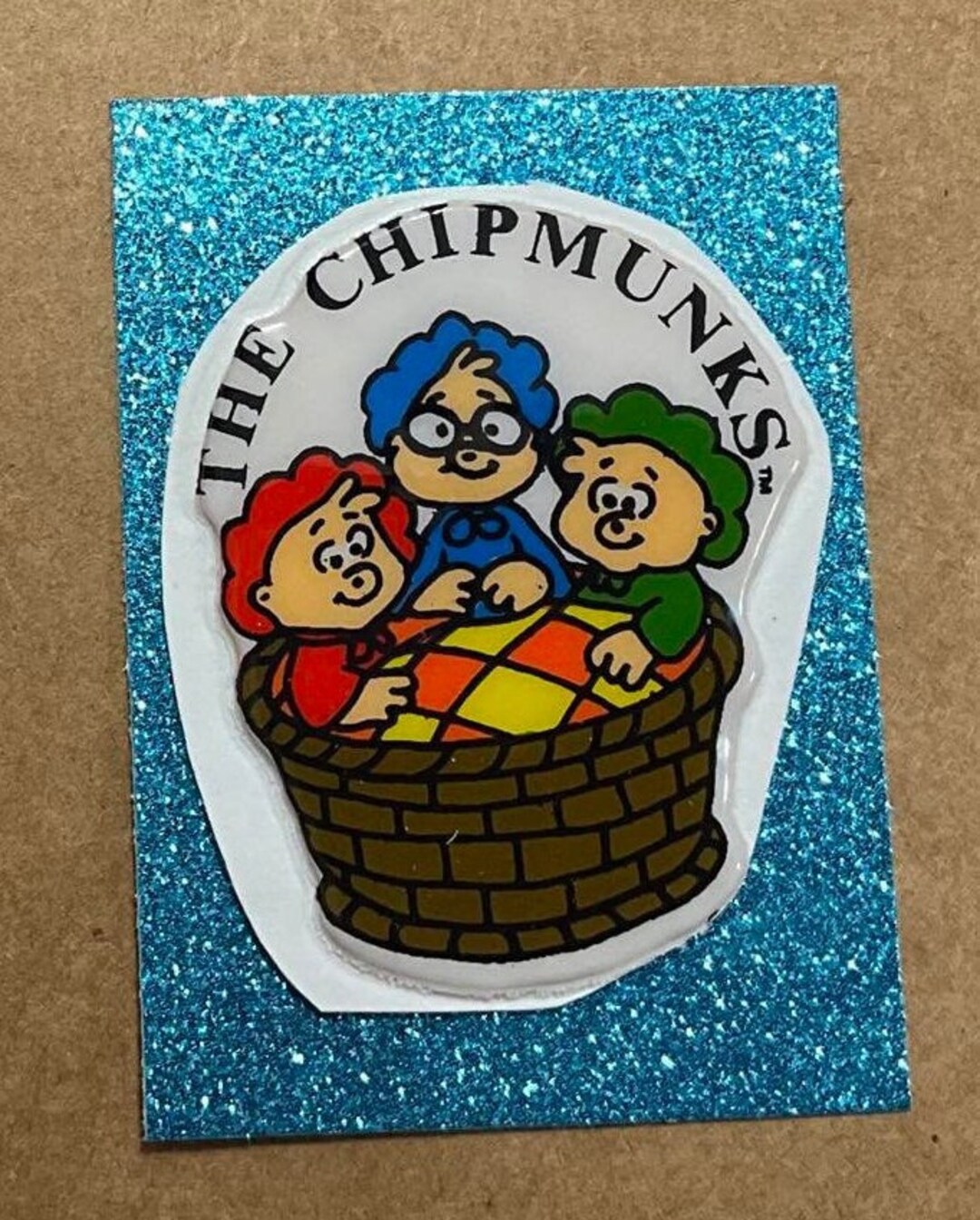1980s Vintage Alvin and the Chipmunks 1984 Puffy Sticker, Chipmunks in ...