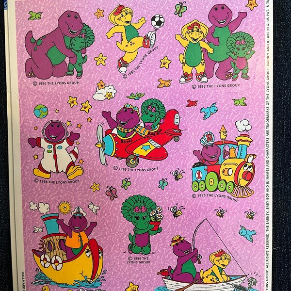 Barney Book - Etsy