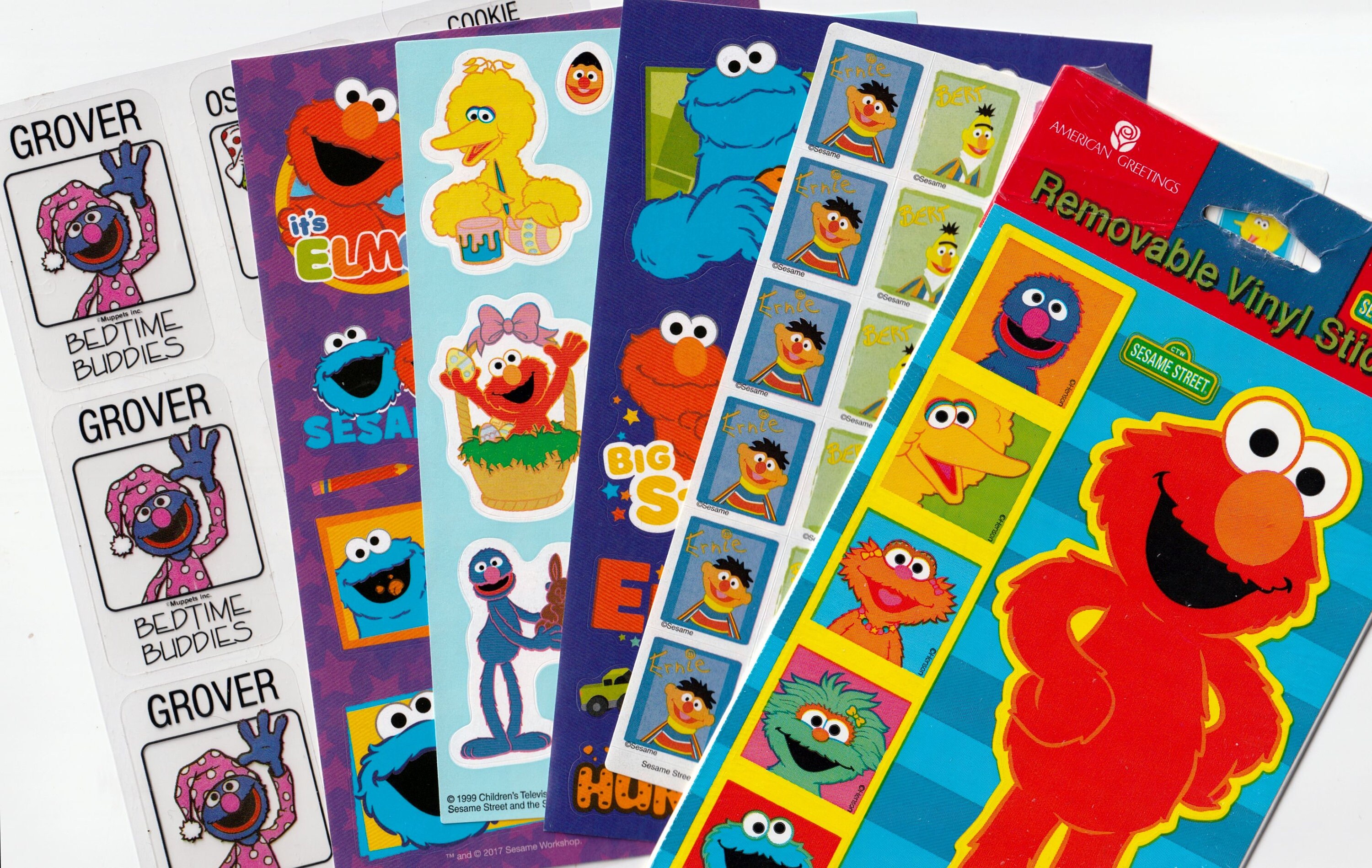 Vintage 1980s 1990s 2000s Sesame Street Sticker Sheets, You Choose One ...