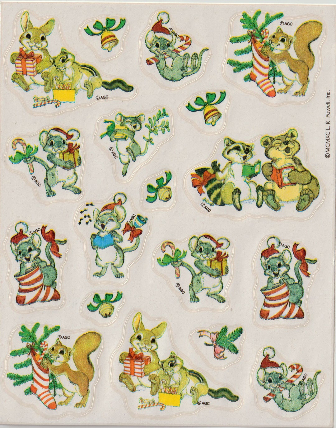 Vintage 1980s 1990s 2000s Sticker Sheet, American Greetings (AGC ...