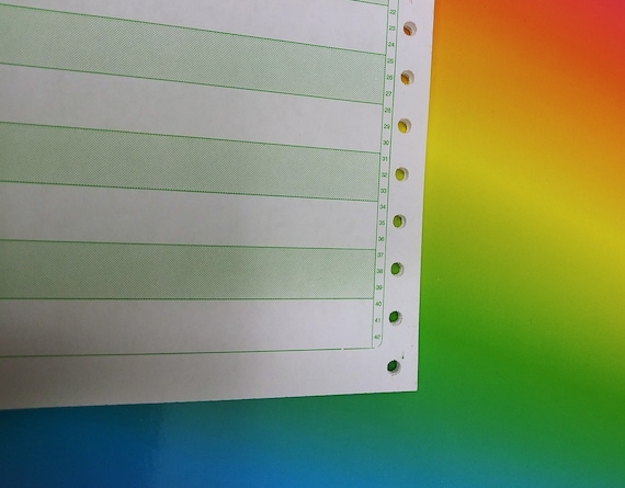 Green Lined Paper Background