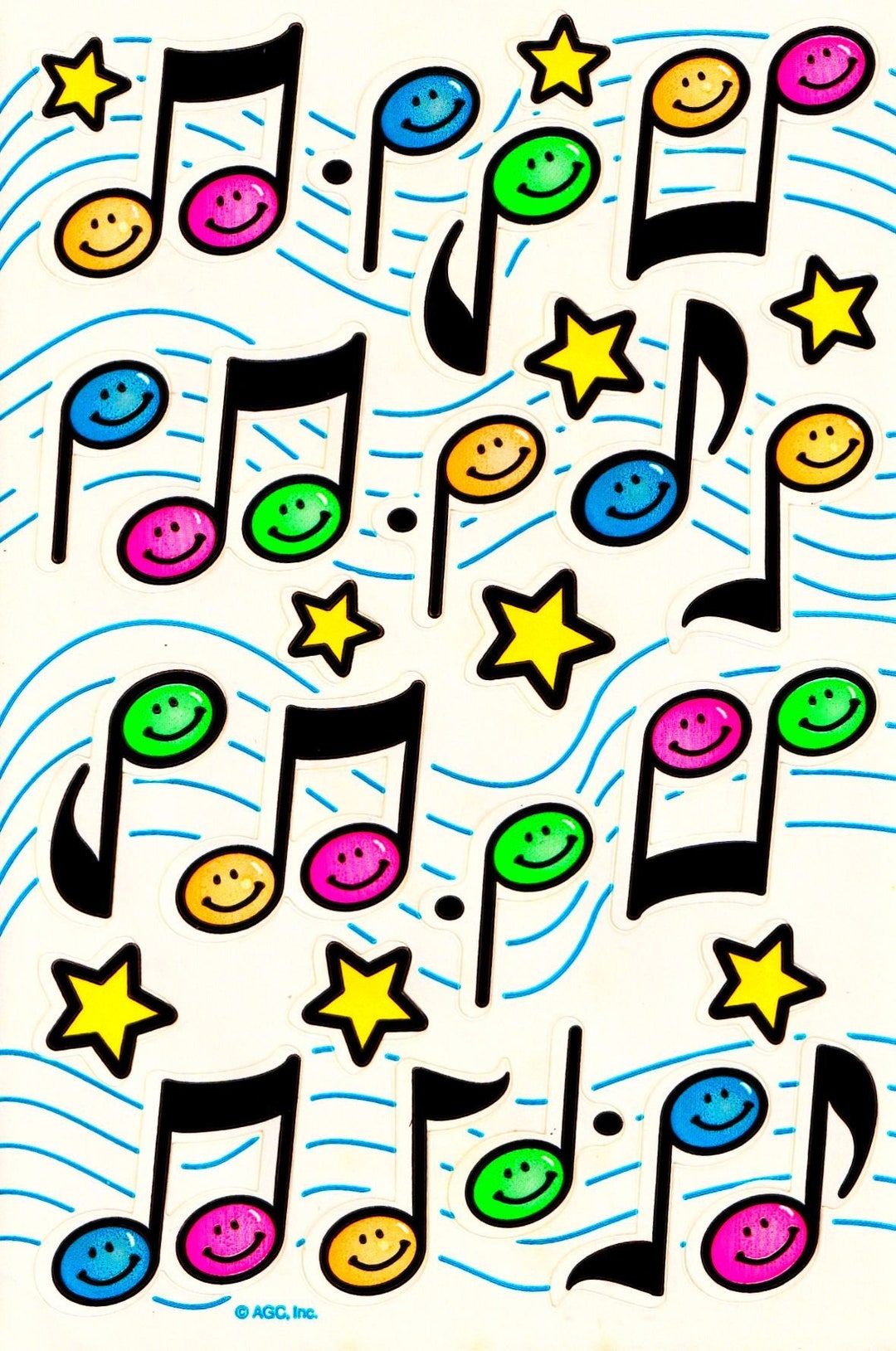 Vintage 1980s 1990s 2000s Sticker Sheet, American Greetings (AGC ...