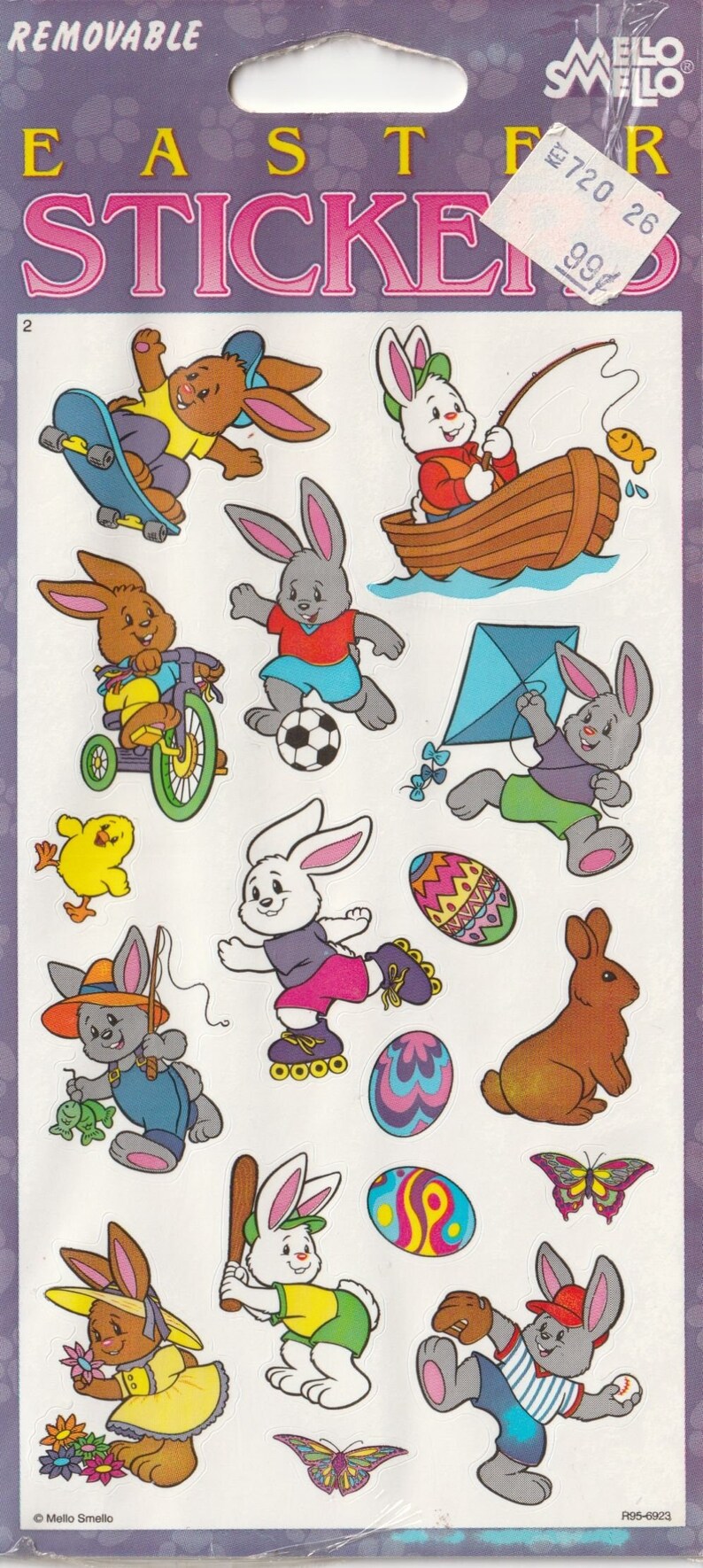 Vintage 1980s 1990s 2000s Stickers: Mello Smello Easter - Etsy