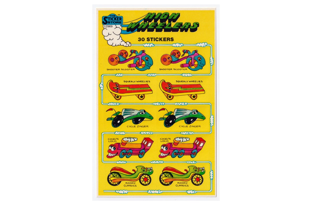 Sticker Store Brand Vintage Stickers, High Weelers -different Kinds of ...