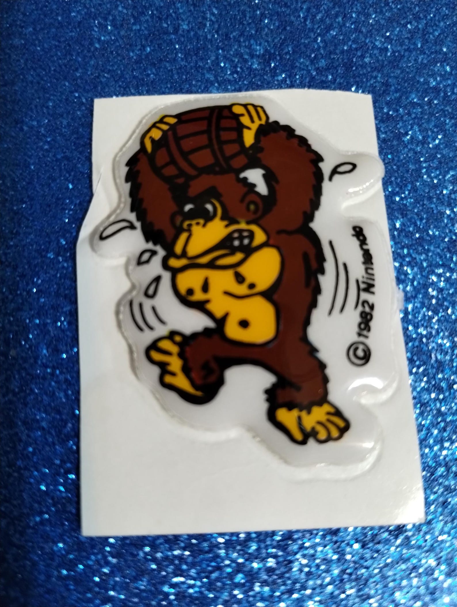 1980s Vintage Puffy Sticker, Donkey Kong Arcade Game Sticker, Gorilla ...