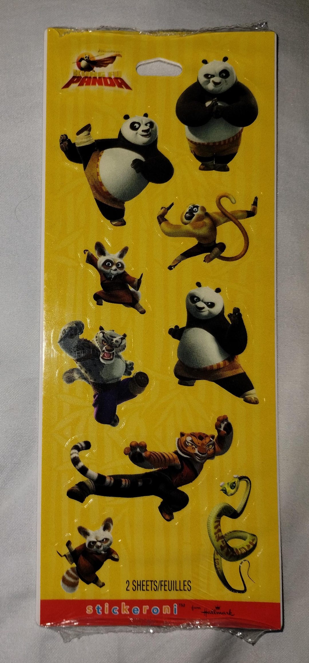 Kung Fu Panda Movie Sticker Sheet by Hallmark - 1 Sheet - Etsy