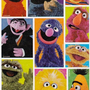 Vintage 1980s 1990s 2000s Sesame Street Sticker Sheets, You Choose One ...