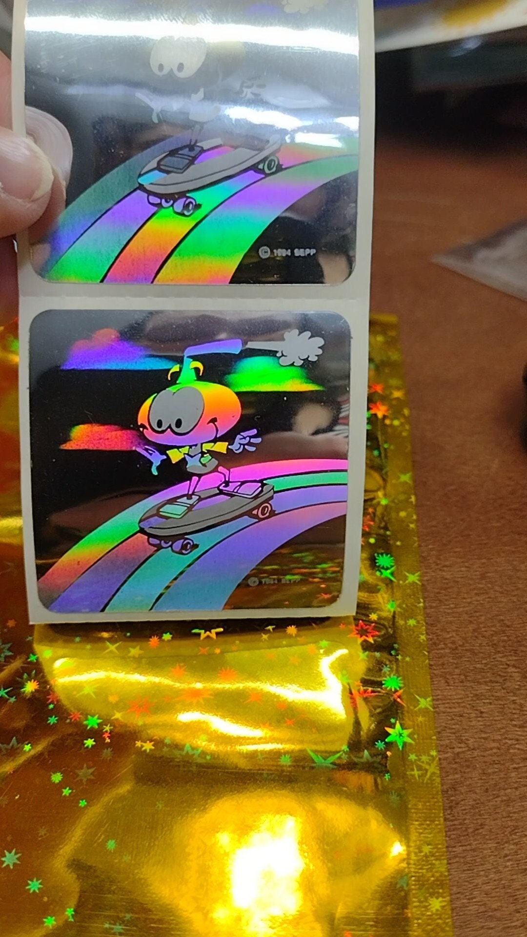 Vintage 80s Snorks Vending Sticker, Holographic, 80s Video Arcade Game ...