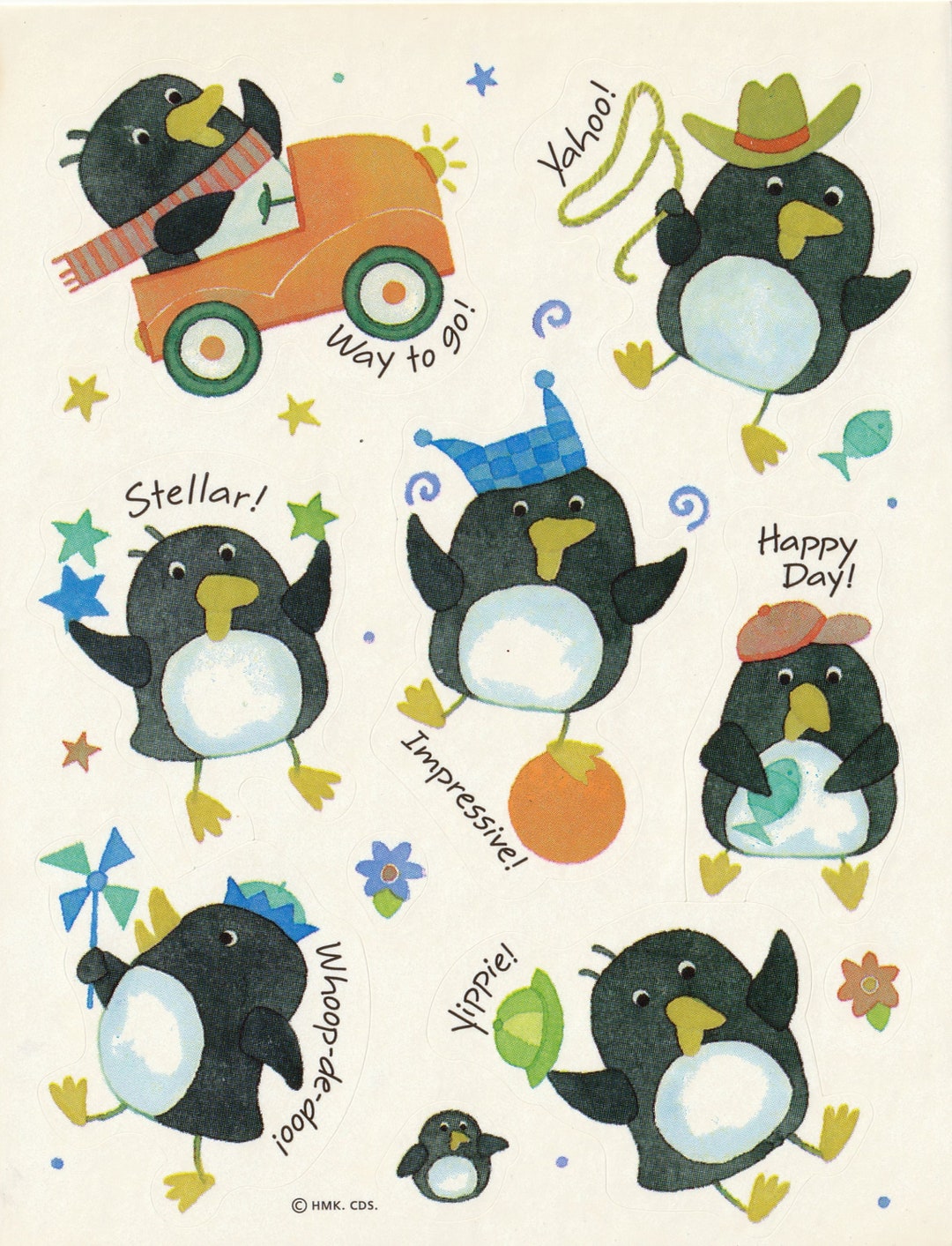 Vintage 1980s 1990s 2000s Hallmark Sticker Sheet, Reward Sheet With ...