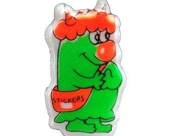 Puffy Monster Stickers - Etsy