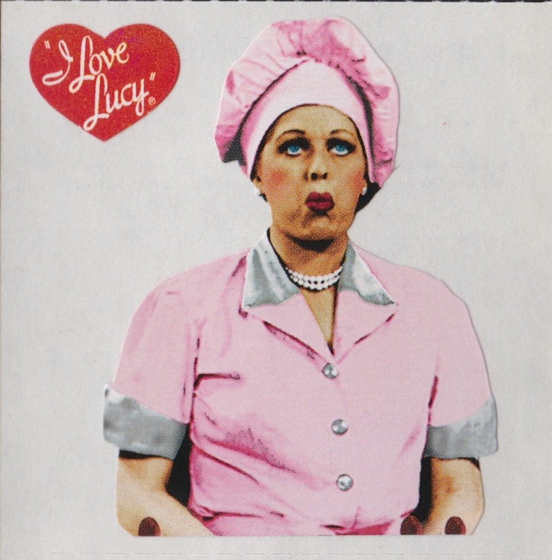 I Love Lucy TV Show Scrapbooking Stickers Choose 1 Lucille - Etsy
