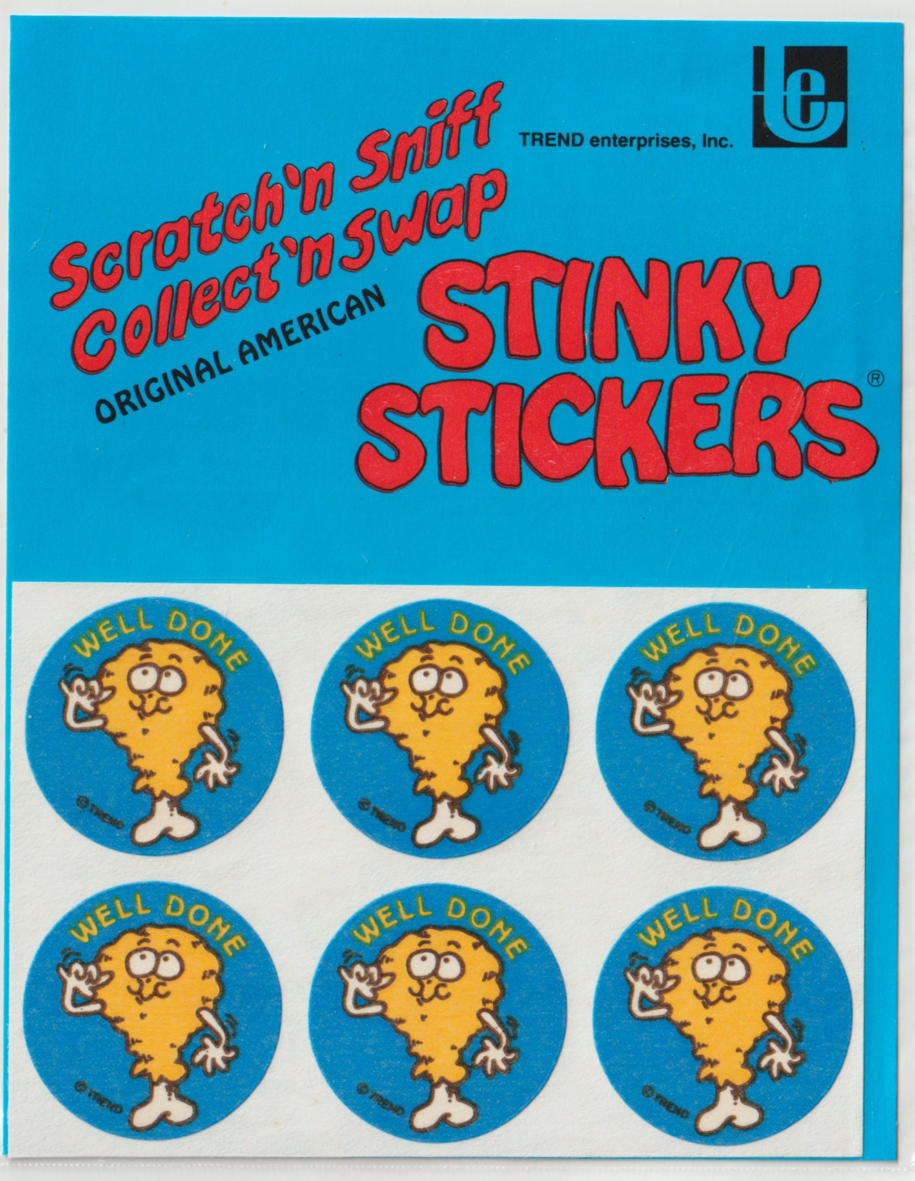 Vintage 1980s Trend Matte Scratch and Sniff Stickers in Sealed Package ...