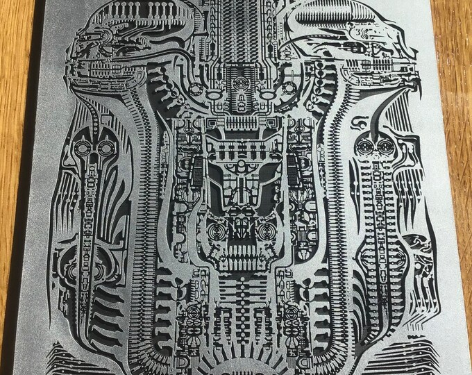 H.R. Giger Inspired Alien Tile - Etsy