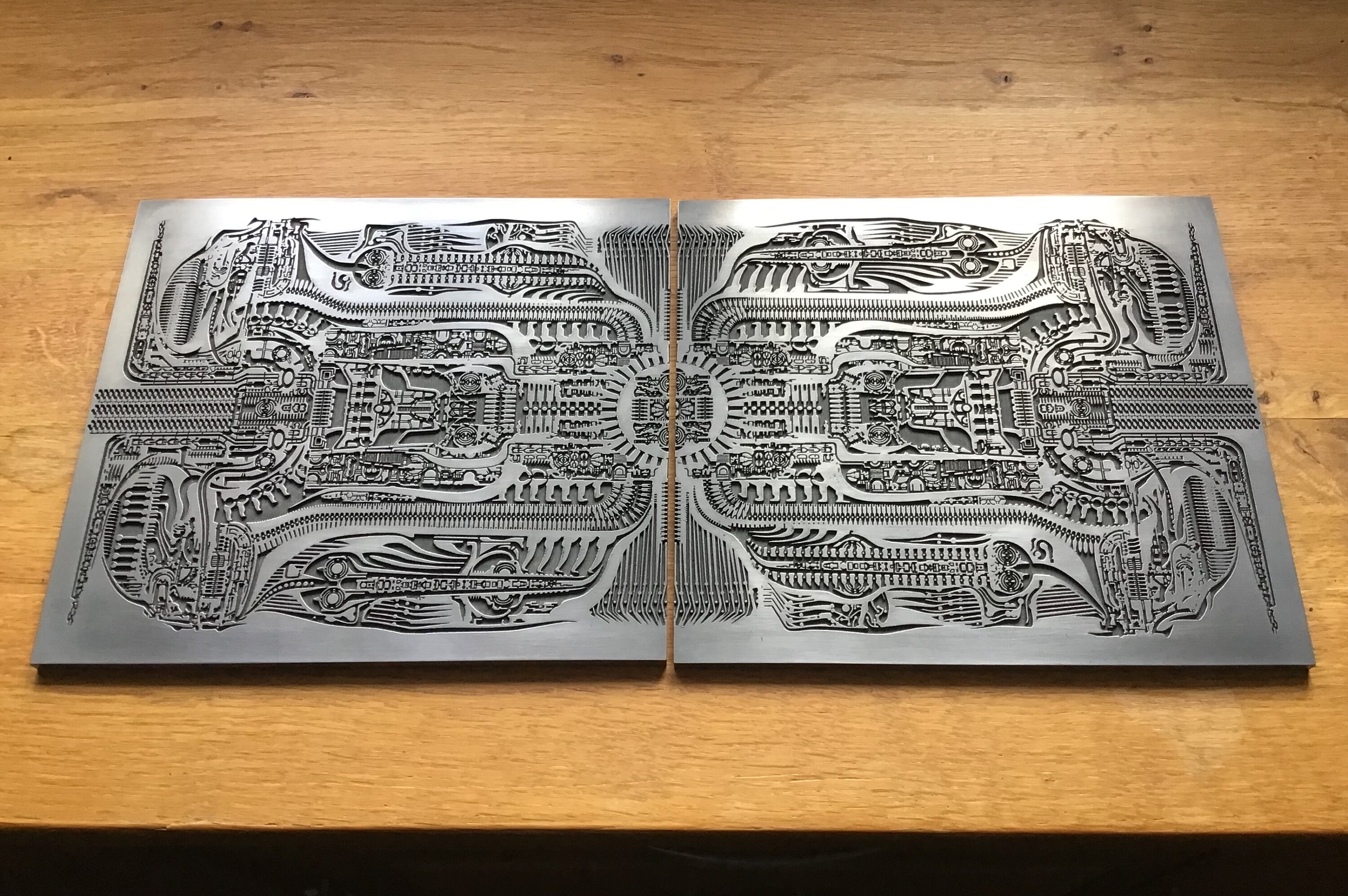 H.R. Giger Inspired Alien Tile - Etsy
