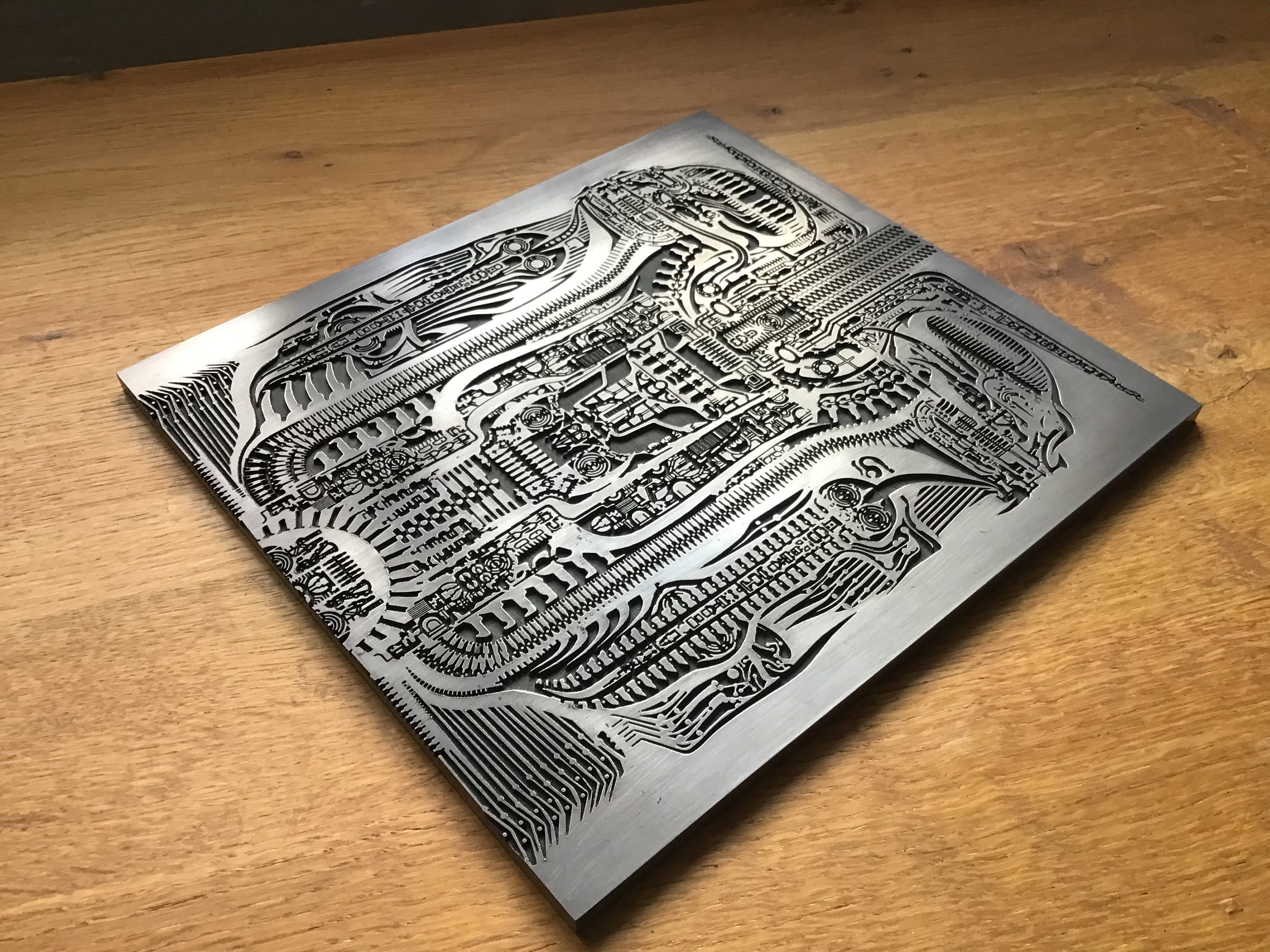 H.R. Giger Inspired Alien Tile - Etsy