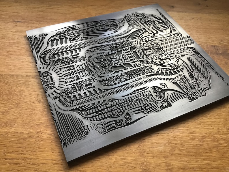 H.R. Giger Inspired Alien Tile - Etsy Australia