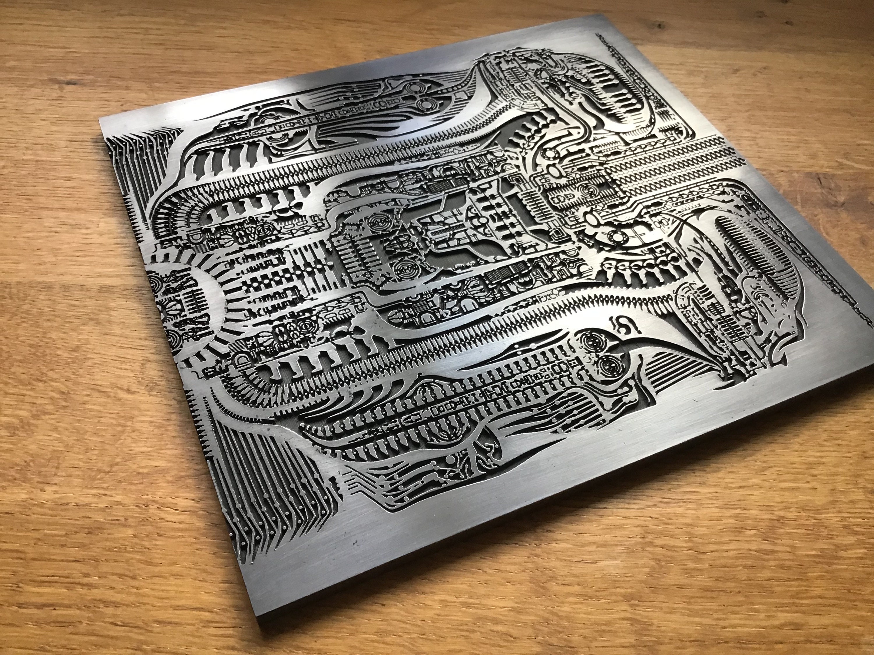 H.R. Giger Inspired Alien Tile - Etsy