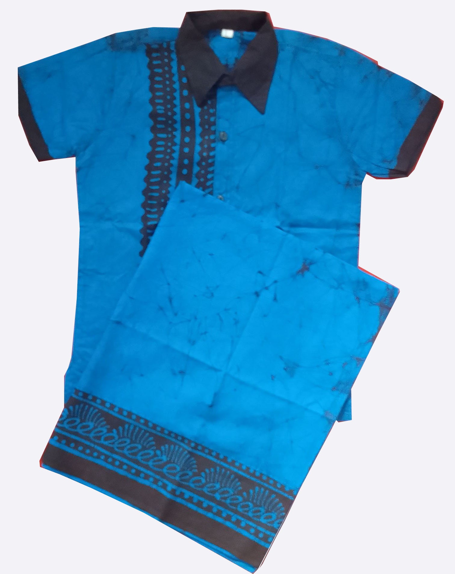 Batik Sarong Shirt Kit | Lungi With Shirt | Longyi Dress for Kid ...