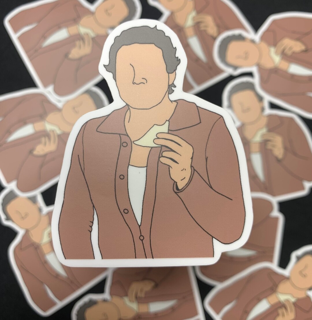 Pedro Pascal Eating Toast Meme Sticker - Etsy
