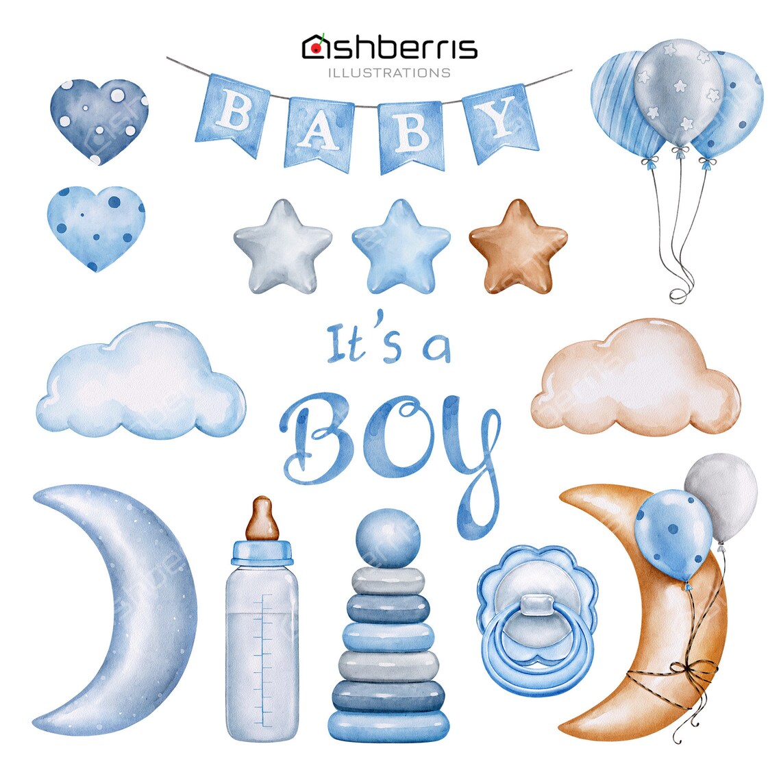 Baby Bear Boy Clipart Teddy Bear Clip Art Baby Clipart - Etsy