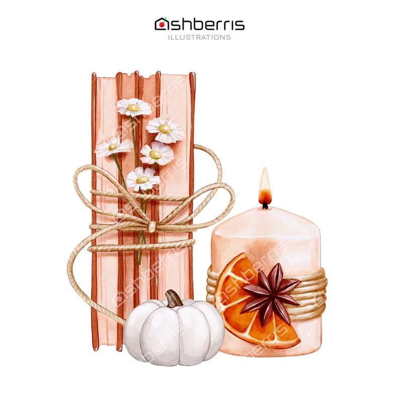 Fall Clipart Elements Fall Decor Art Halloween Clip Art - Etsy