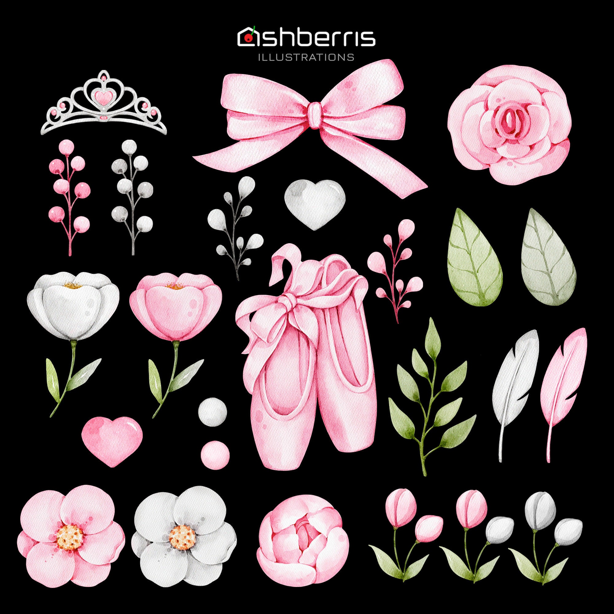 Watercolor Ballerina Clip Art Ballet Painting Ballerina PNG - Etsy