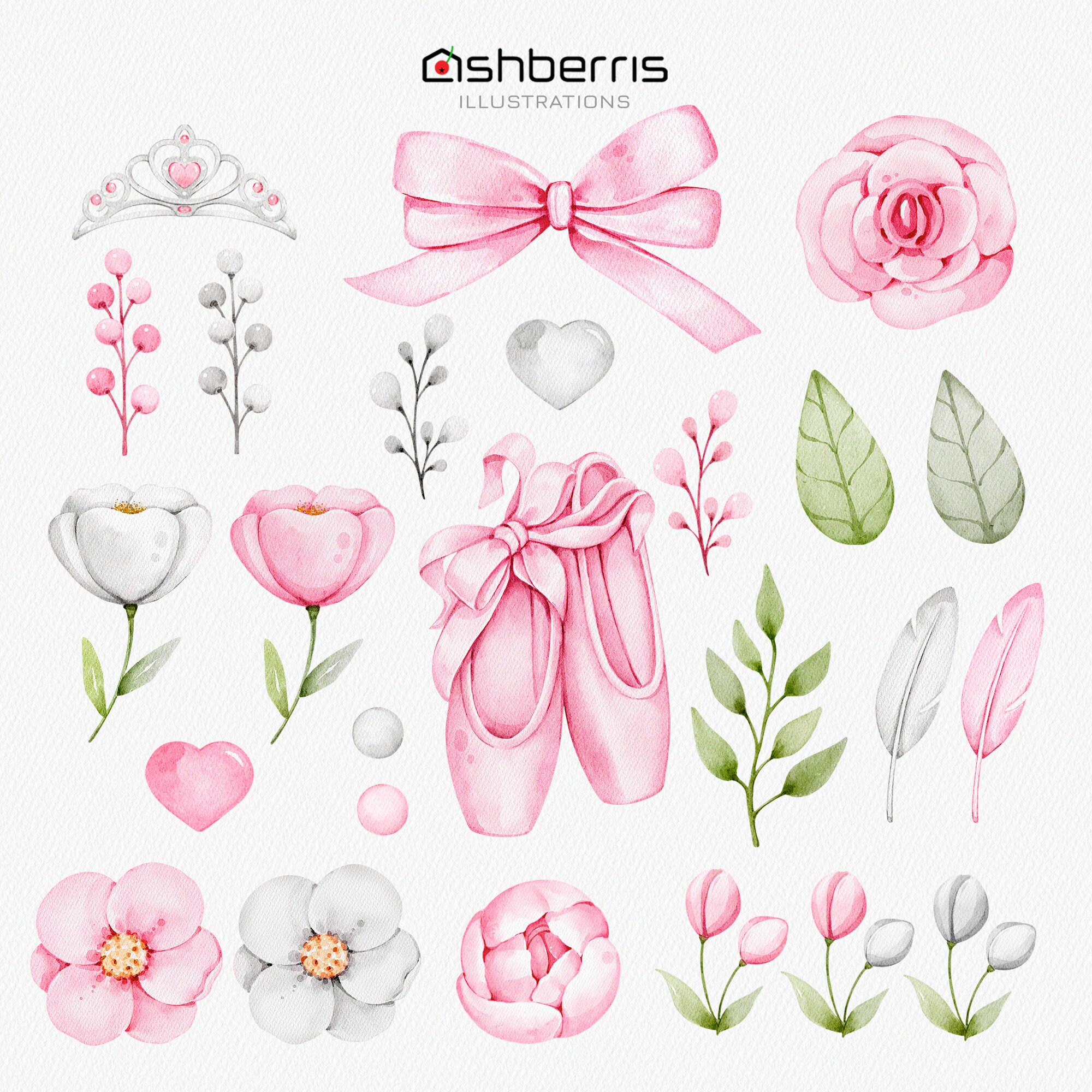 Watercolor Ballerina Clip Art Ballet Painting Ballerina PNG - Etsy