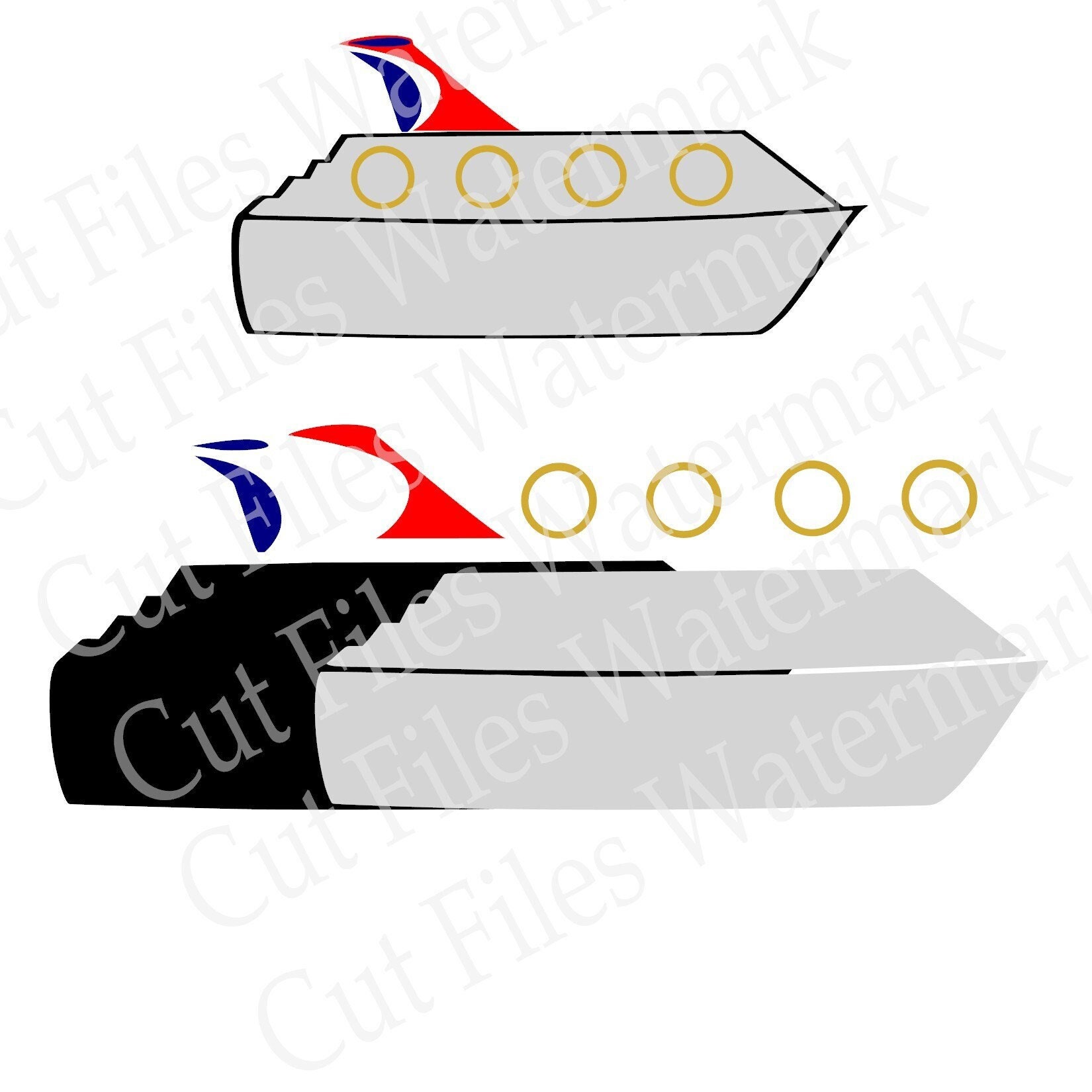 Digital Cruise Fun Party Cut Files SVG & Studio 3 File for Silhouette ...