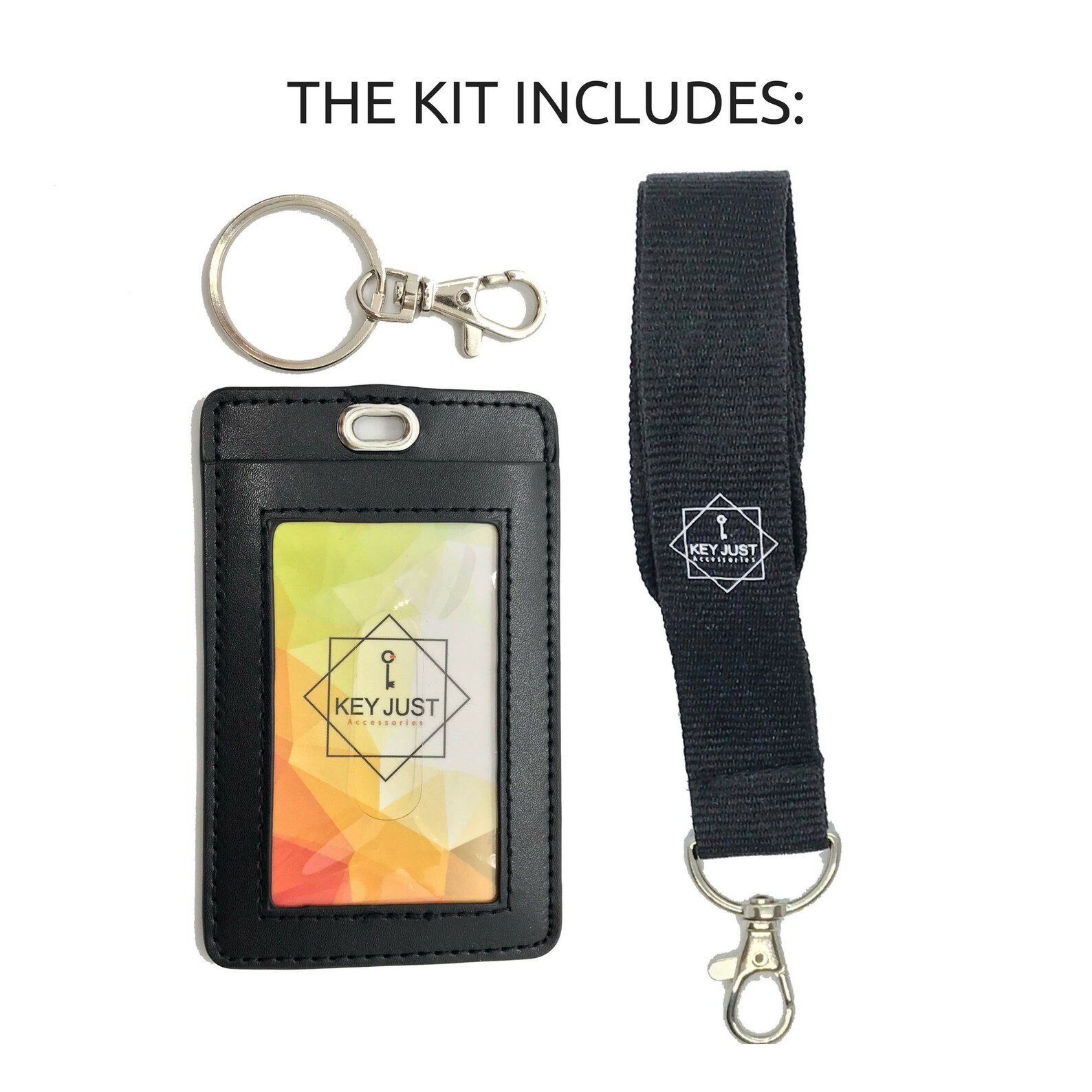 Card Holder Keychain for Your Oyster Travel Card ID Badge With Clasp ...