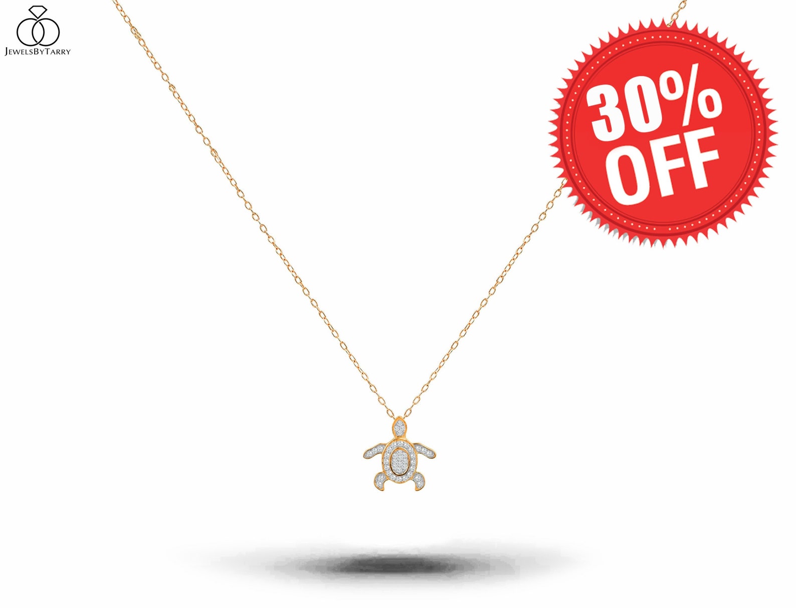 10k 14k 18k Solid Gold Turtle Necklace / Sea Life Turtle - Etsy