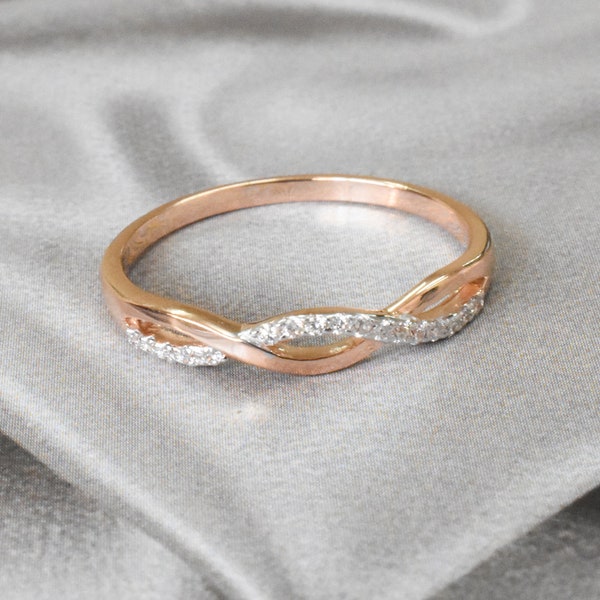 Gold Infinity Ring - Etsy