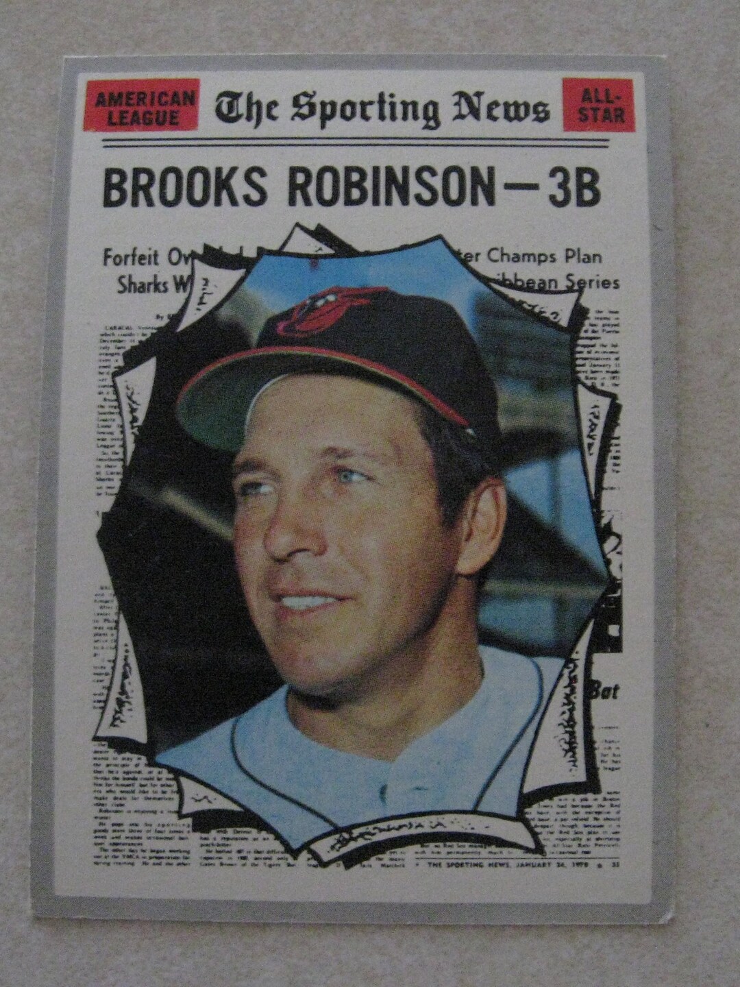 1970 Brooks Robinson Topps Baseball Card #455 - Etsy