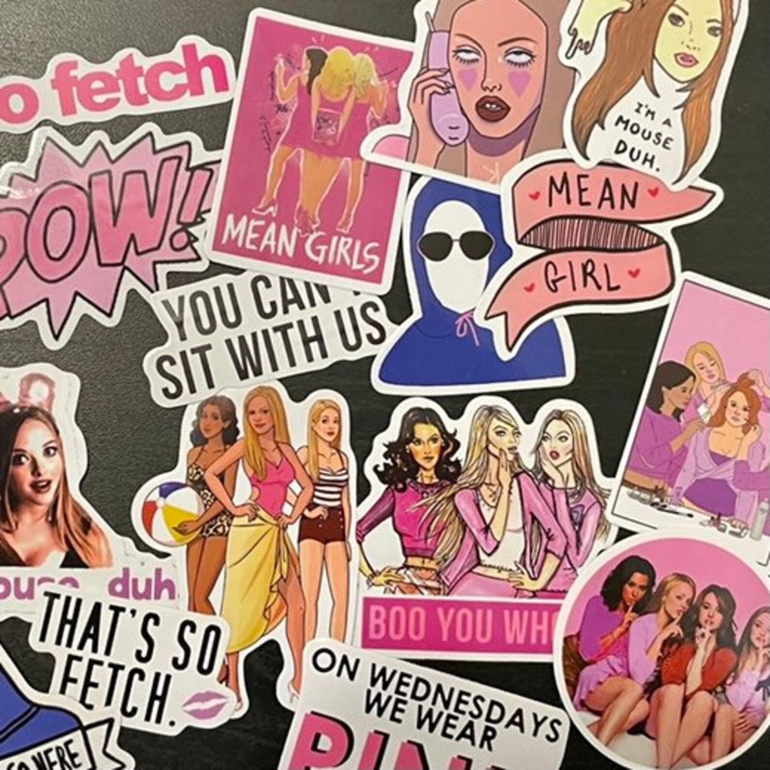 Mean Girls Sticker Pack 20 Stickers Vinyl Stickers So Etsy
