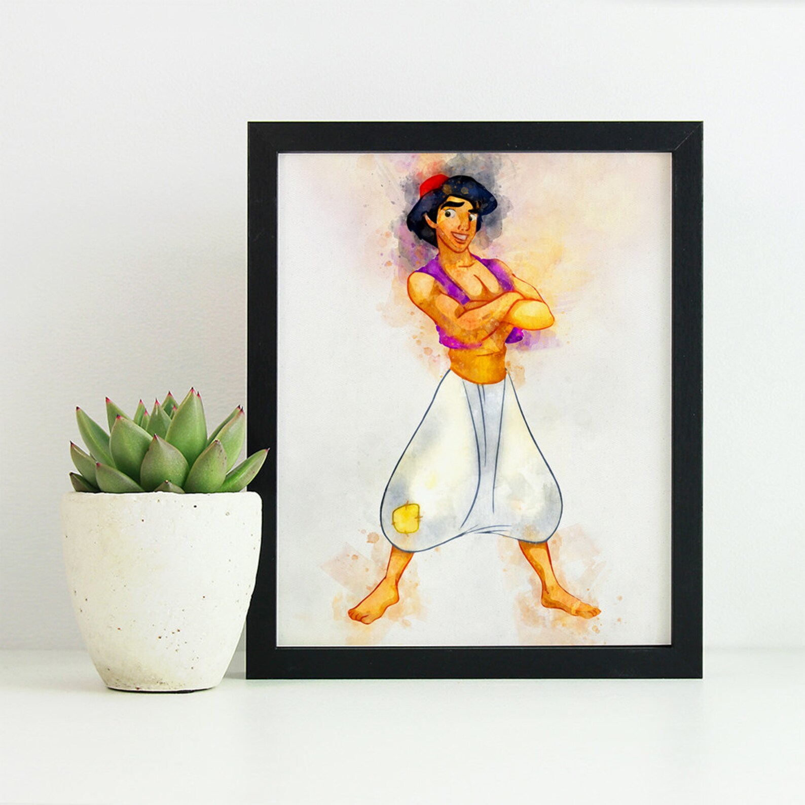Aladdin Poster Print Aladdin Wall Art Aladdin Printable Prince | Etsy