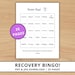 Recovery Bingo: 25 Pages (PDF Downloadable Printable) Addiction ...